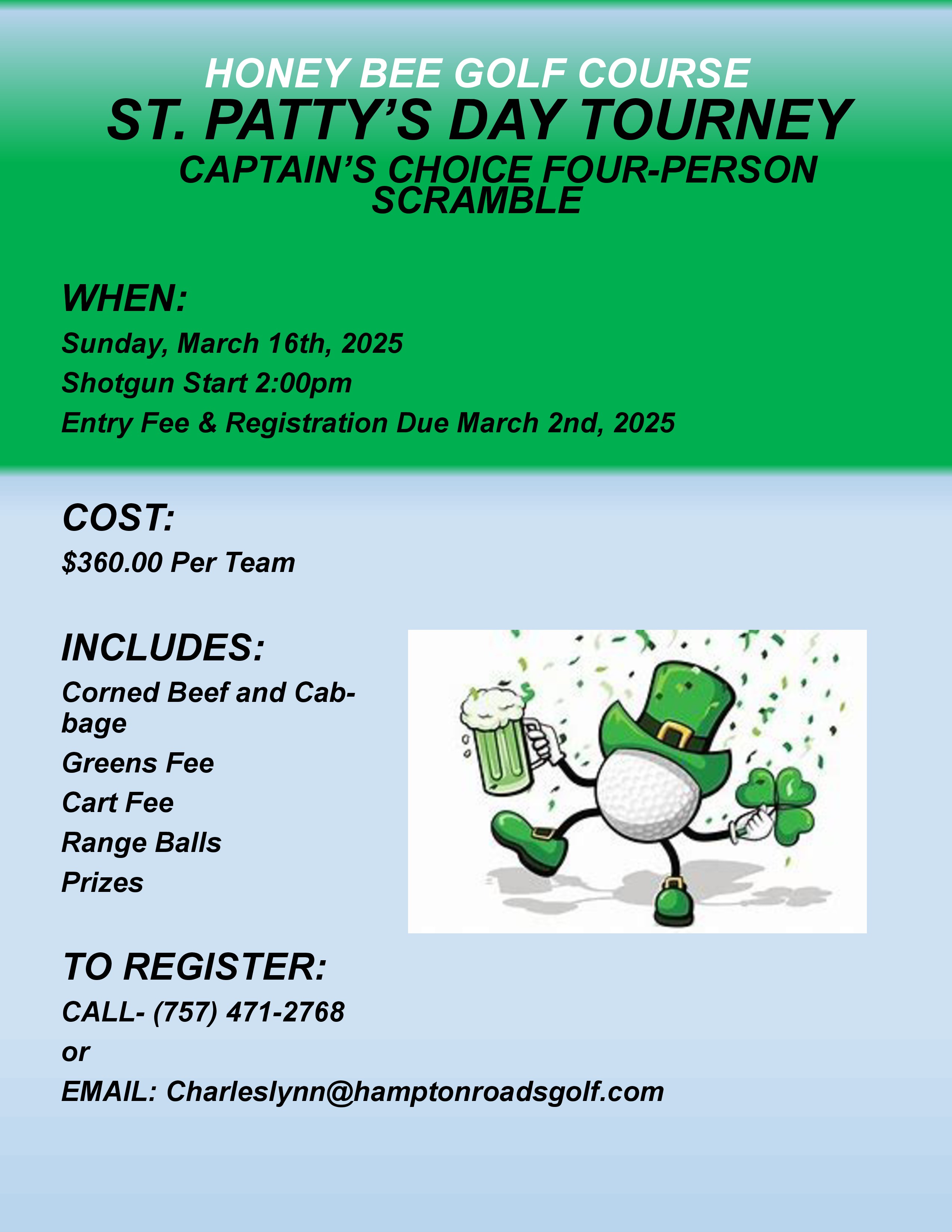 Tournaments - Honey Bee Golf Club